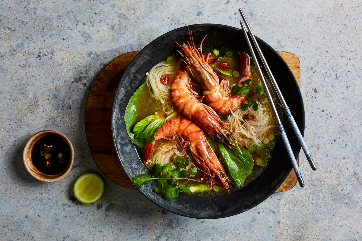 Thai- Style Prawn Noodle Soup Recipe – Captain Haddock Seafood Market